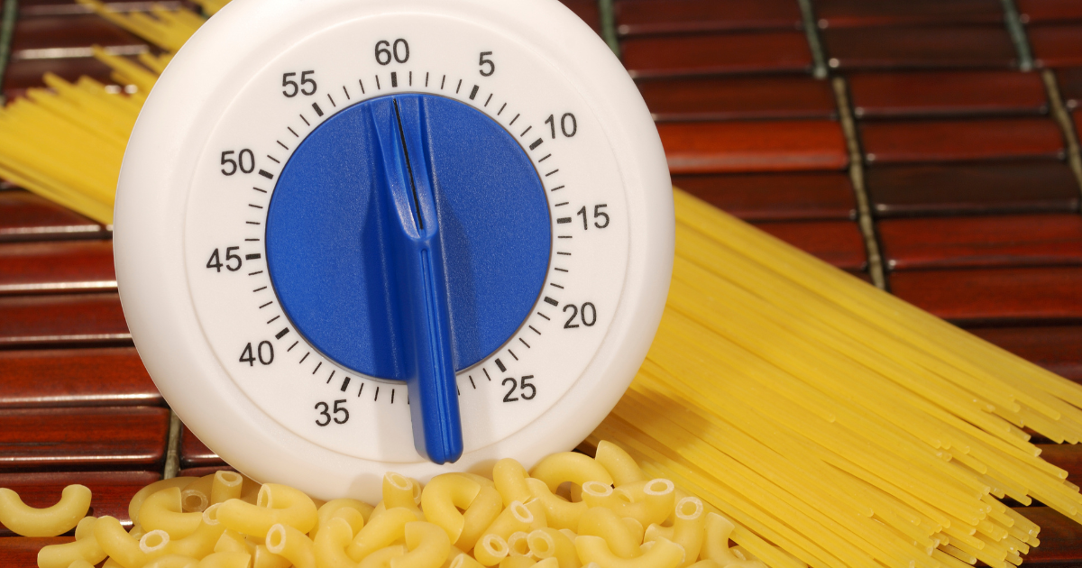 Cooking pasta without looking at the minute number | Professional PASTA